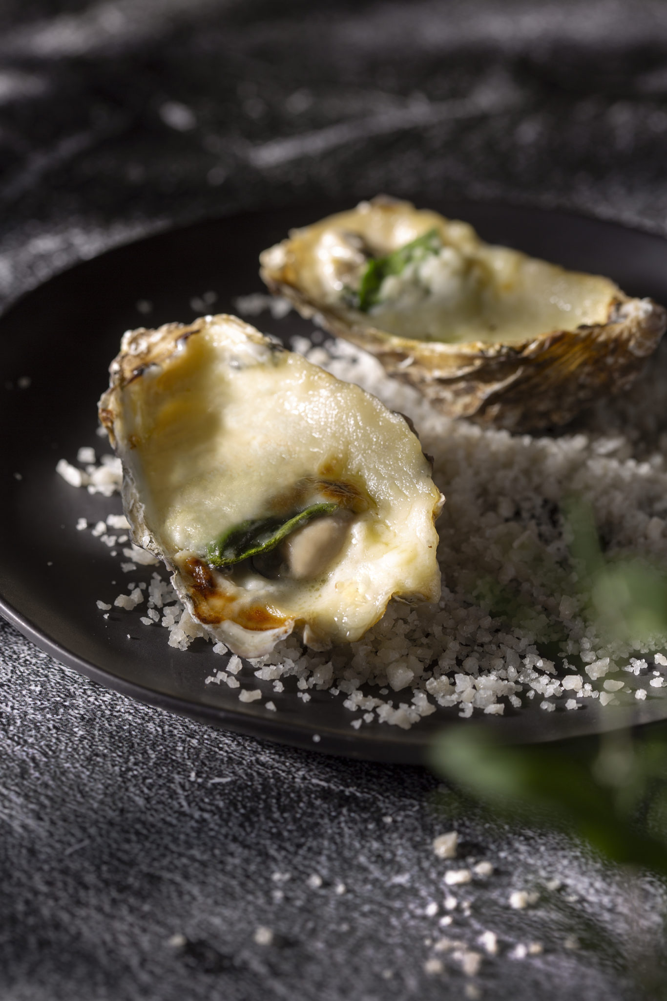 Geglaceerde oesters met champagnesaus - Terroir